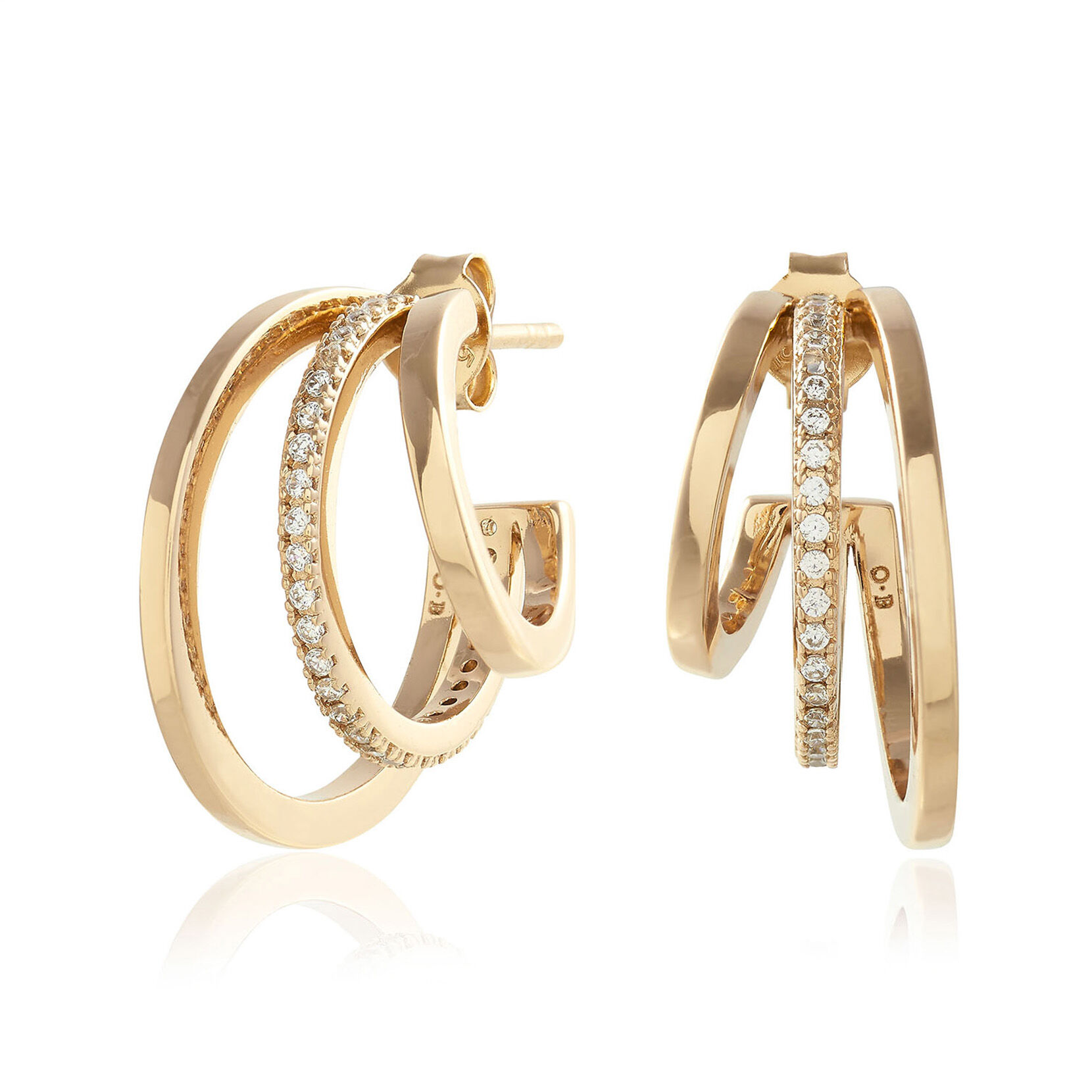 Classics Gold Multi Hoop Earrings | Olivia Burton London