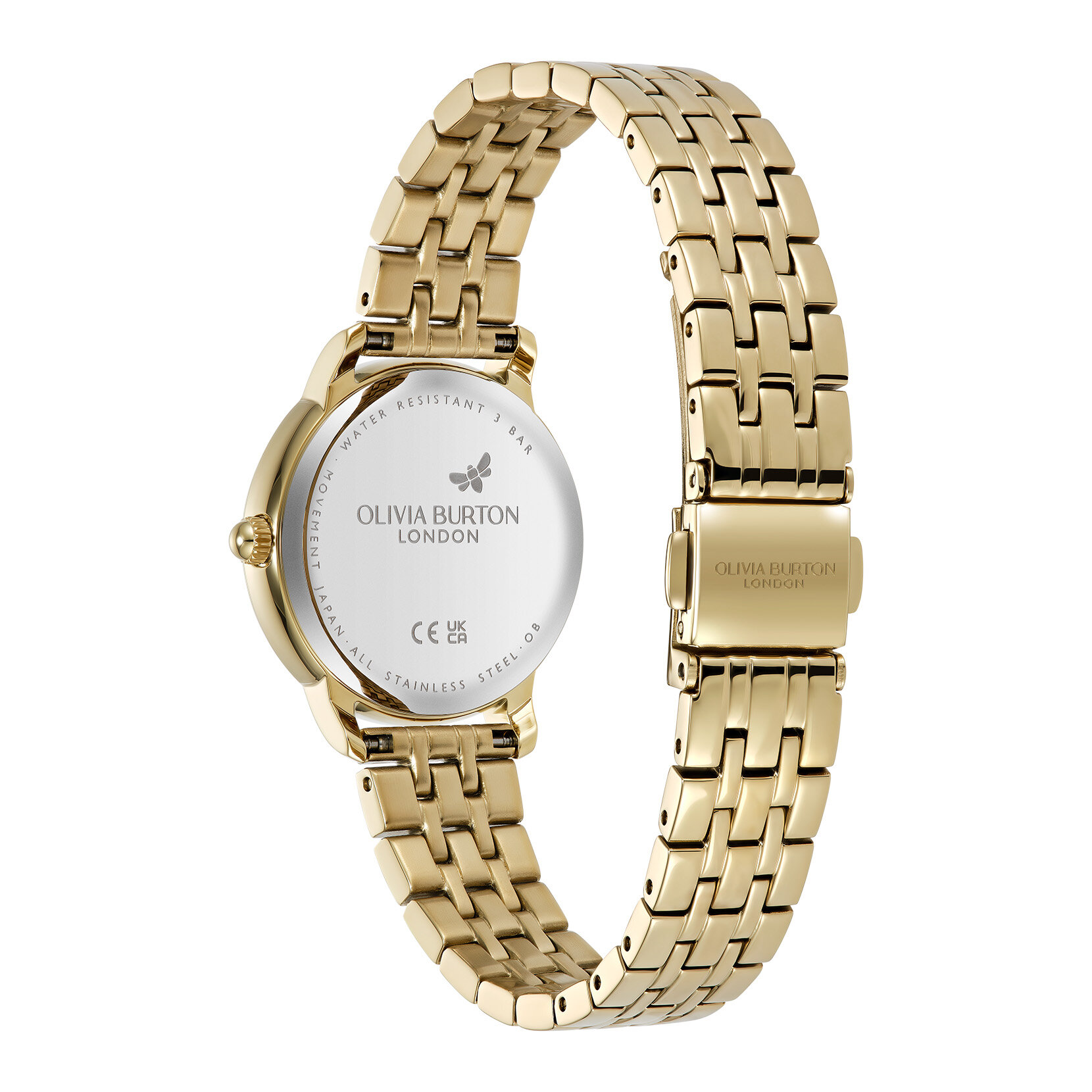 Classic Montre-bracelet Westbourne champagne et or 30 mm | Olivia ...