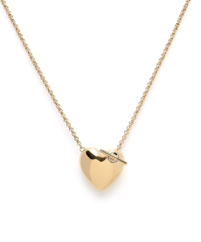 Classic Knot Heart Gold Necklace | Olivia Burton London